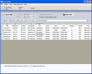 XML to HTML Parser software
